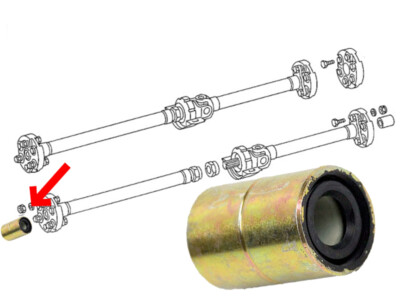 Hülse Buchse Zentrierhülse für Mercedes Kardanwelle / Gelenkwelle ...