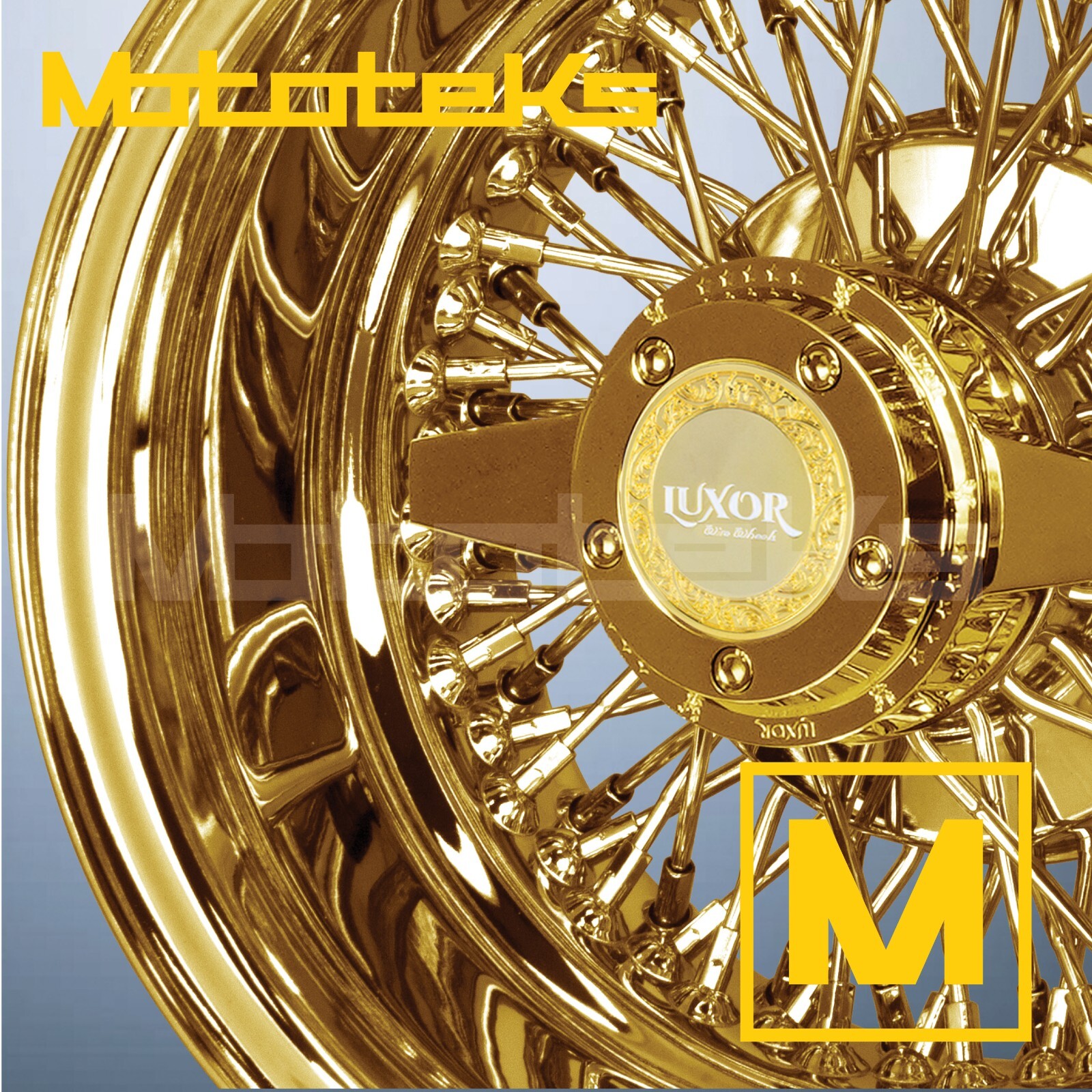 13X7 LUXOR WIRE WHEELS 72 CROSS REV RIMS 24K ALL GOLD SET | eBay