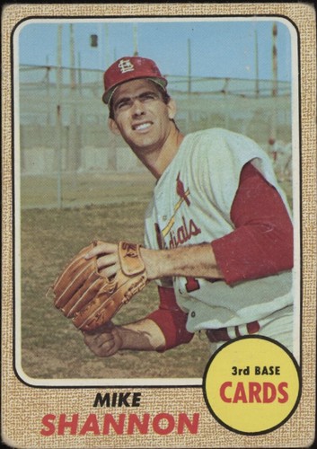 1968 Topps #445 Mike Shannon - St. Louis Cardinals | eBay