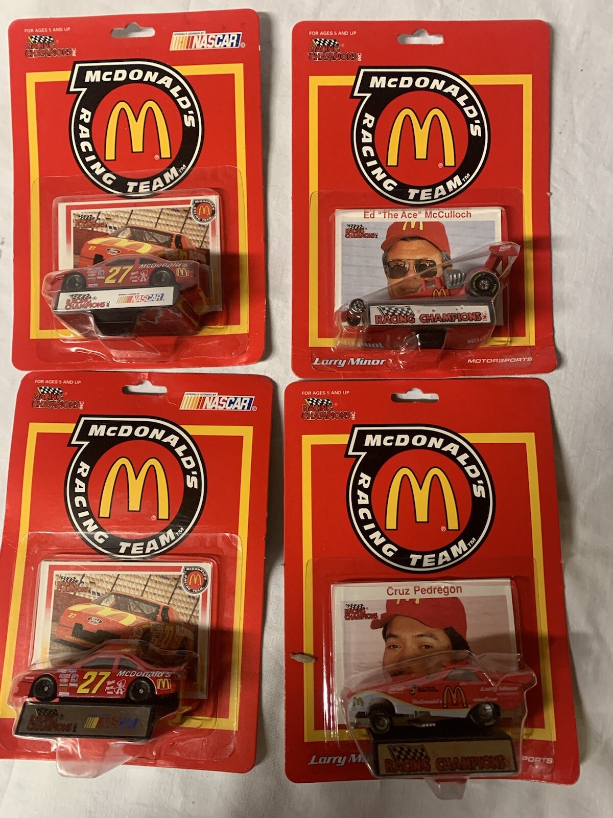 Racing Champions McDonaldland Racing Team 1993 Edition Lot Of 4 Die ...