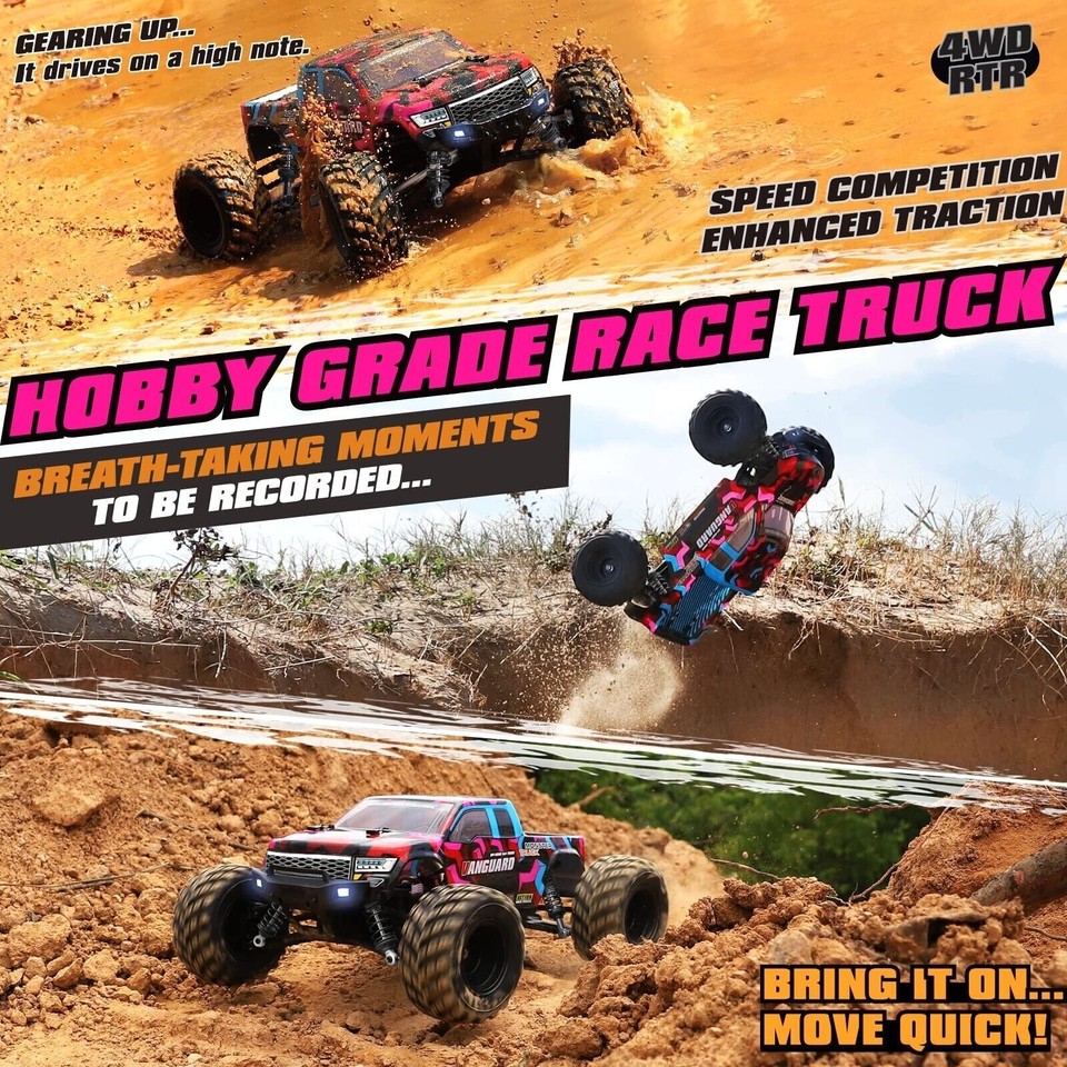HAIBOXING 1:12 Scale RC Cars 903 RC Monster Truck, 38 km/h Ready to run ...