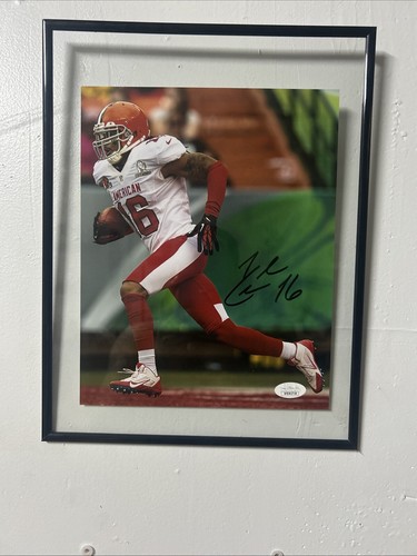 Joshua Cribbs Signed 8x10 JSA COA W/ Floating Frame | eBay