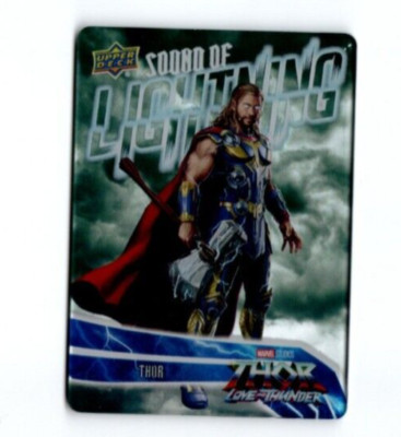 2023 Upper Deck Thor Love and Thunder Sound of Lightning Chase Card SL ...