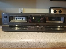 Technics Rs-tr165 Stereo Home Dual Cassette Deck Double Tape Player for ...