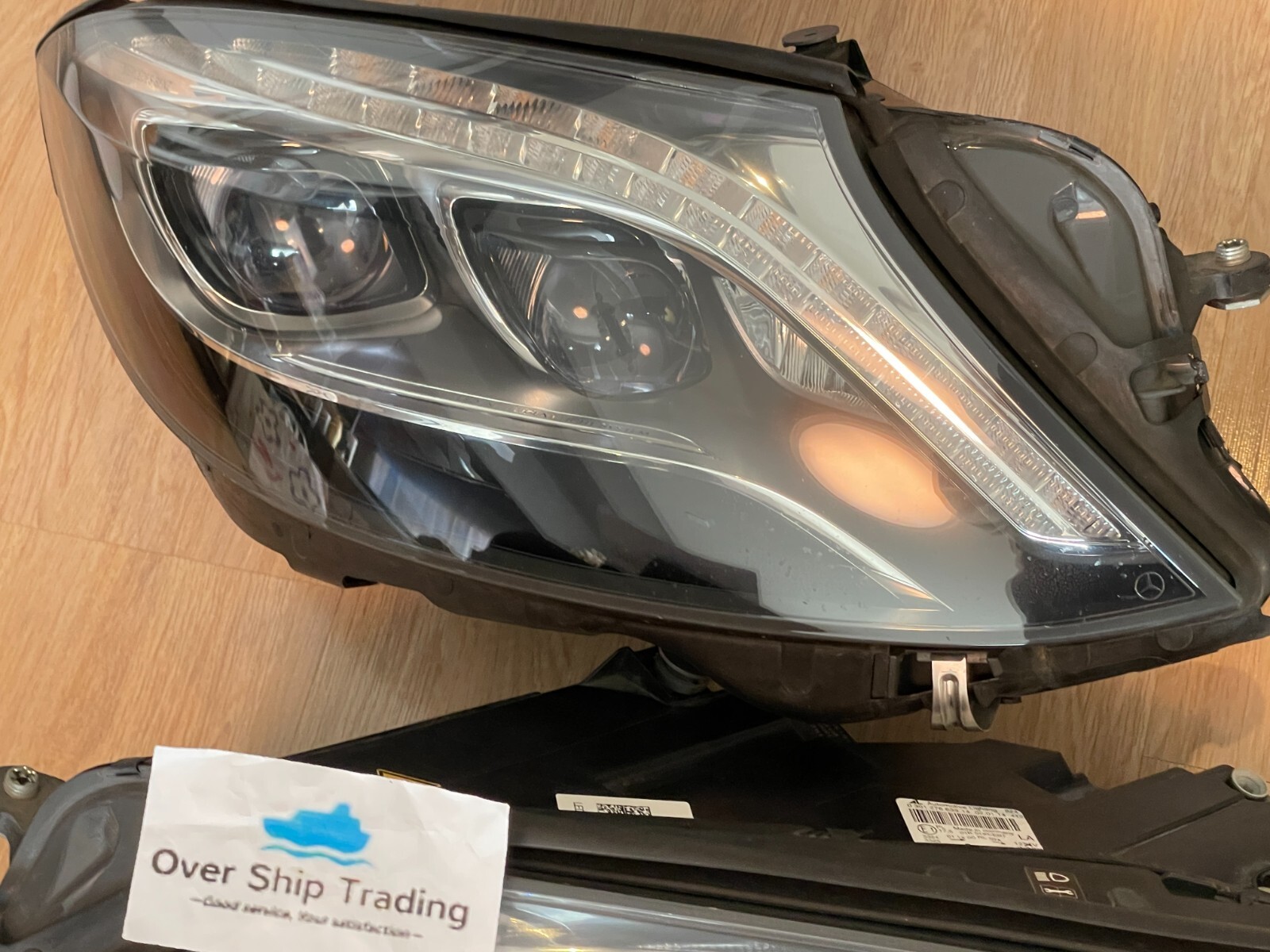 Mercedes Benz Genuine S Class W222 LED Headlight Lamp Left Right Pair ...