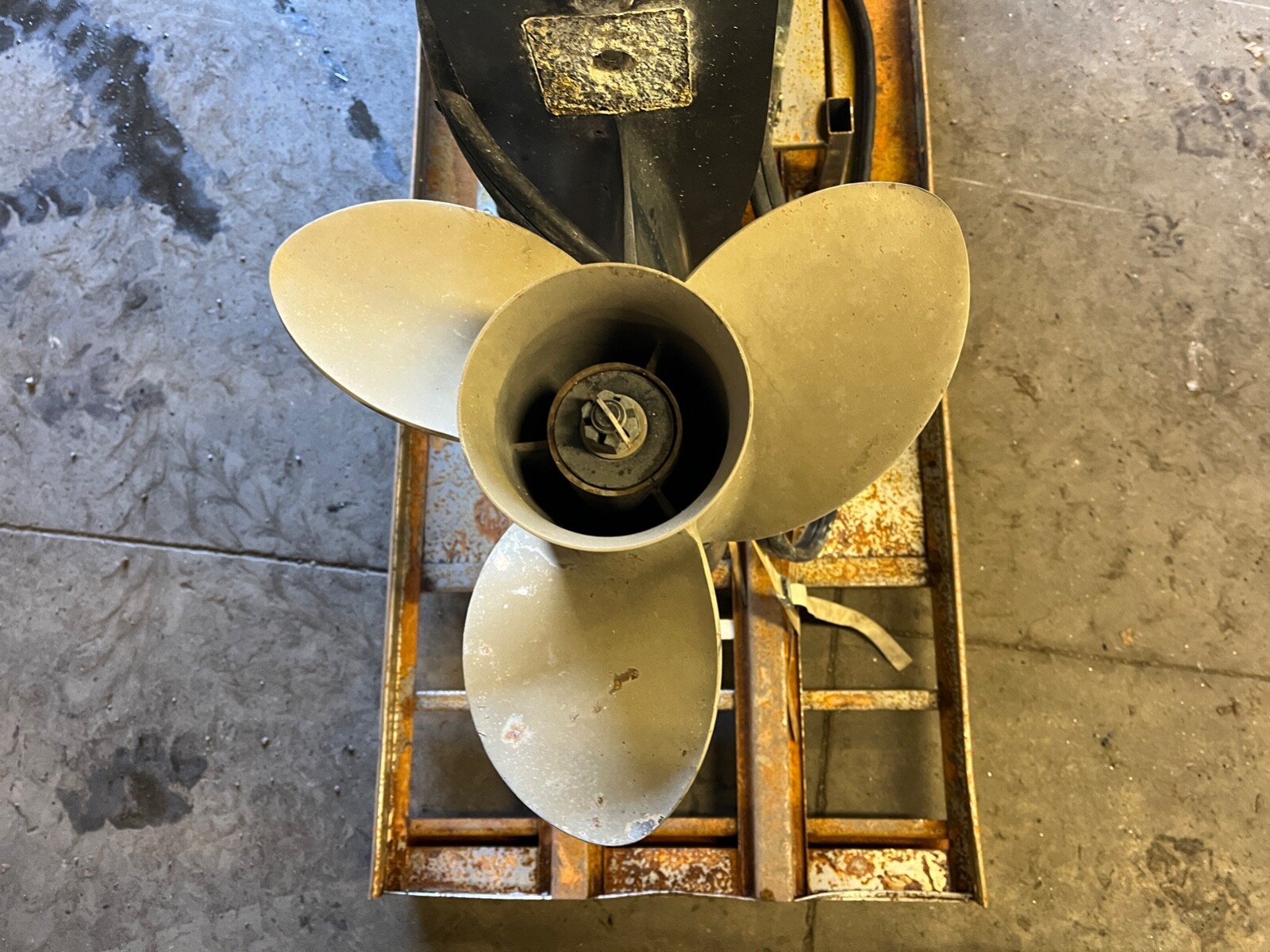 2008 Yamaha F350 Four Stroke 4-Stroke 25" Outboard Boat Motor Prop Runs ...