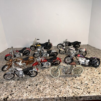 Vintage Maisto Harley Davidson Collection Motorcycles Lot Of 10 | eBay