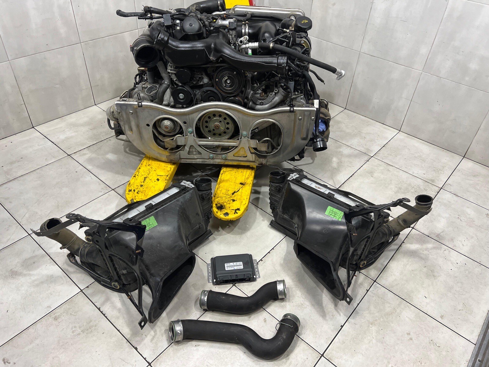 8600MLS Porsche 996 M96/70 GT2 X50 POWER KIT OEM M96.70 2004 COMPLETE ...
