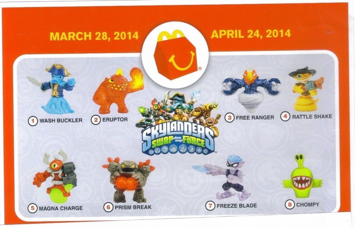 McDonald's Happy Meal Toy Activision Skylanders #4 Rattle Shake 2014 ...