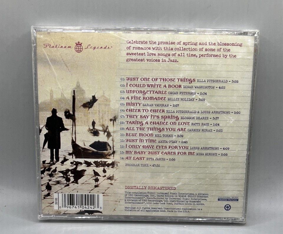 Solitudes: Spring Romance by Various Artists Audio CD 2003 UME USA Jazz ...