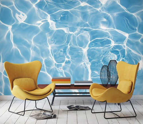 3D Water Light Ripples K766 Wallpaper Mural Self-adhesive Removable ...