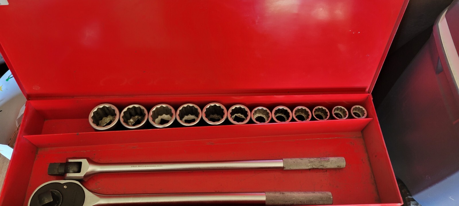 Proto 1 Inch Drive Ratchet & Sockets | eBay