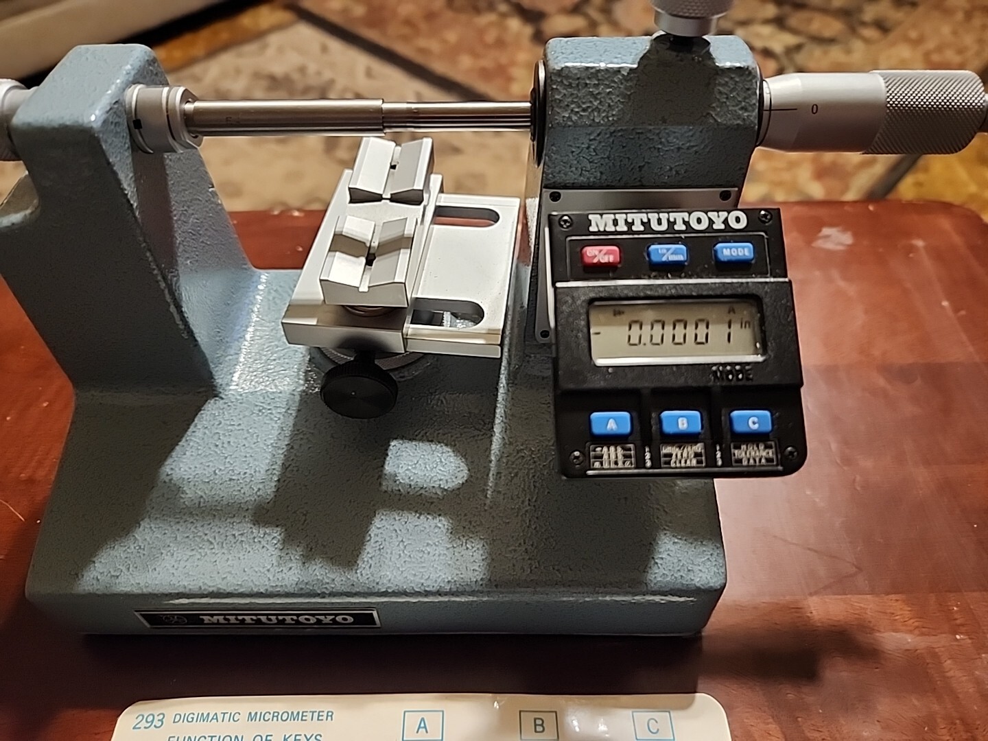 Mitutoyo 121-232 Digimatic Bench Micrometer 0-2" | eBay