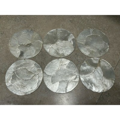 6 Coasters made from Capiz Shell - Authentic Philippine Handicrafts ...