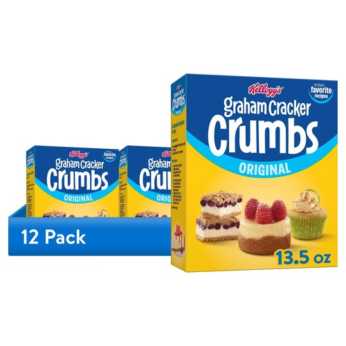 (12 pack) Kellogg's Graham Cracker Original Crumbs, 13.5 oz | eBay
