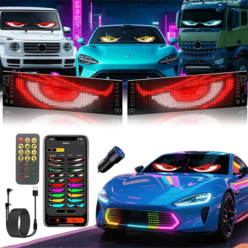 Devil Eyes Light for Car Truck Windshield Programmable Flexible LED ...