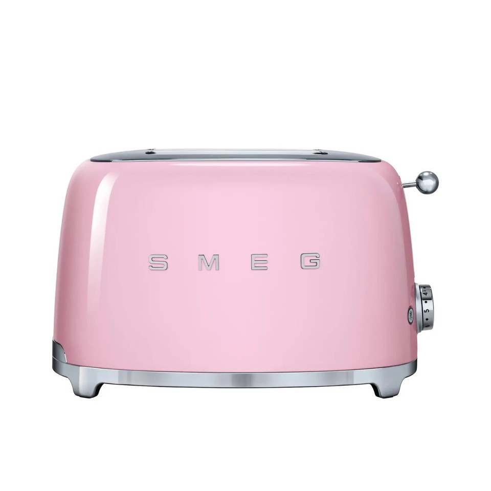 Smeg 50's Retro Style TSF01 2 Slice Toaster Pastel Pink | eBay Australia