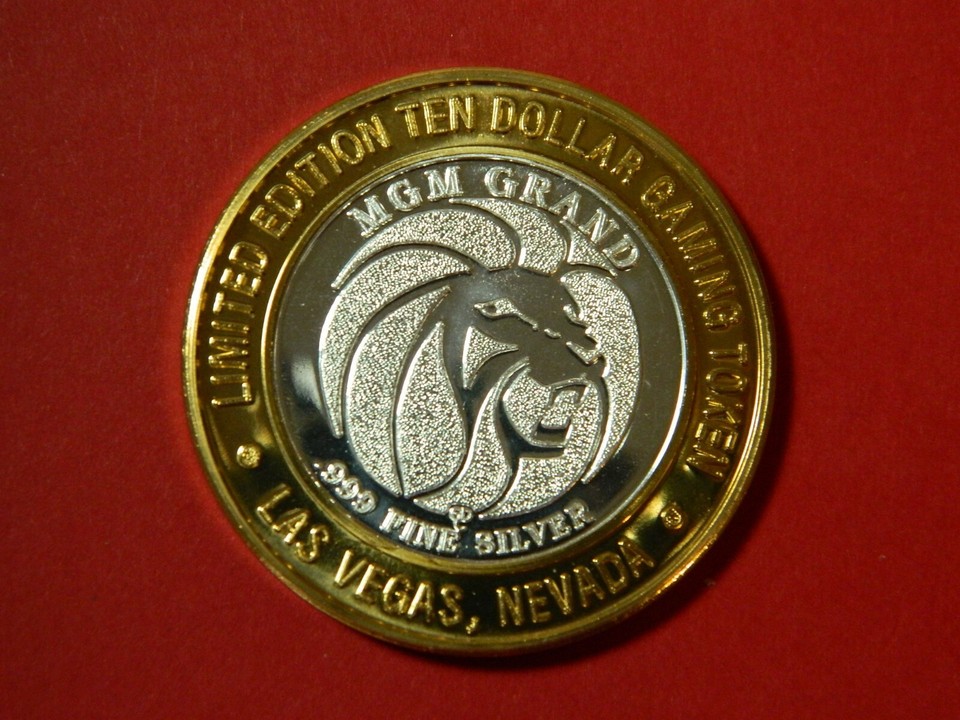 MGM Grand " JAMES DEAN " LAS Vegas 10$ .6ozt .999 silver Token | eBay