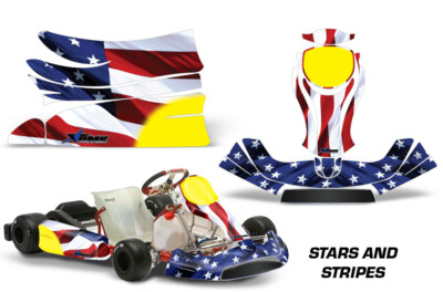 Go Kart Graphic Decals Stickers For KG Freeline Birel Cadet ...