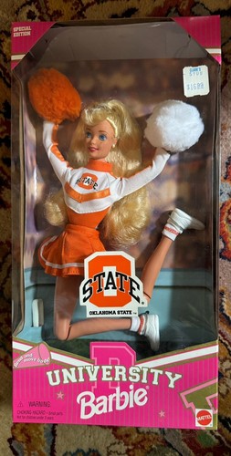 NEW Barbie Mattel Special Edition University Oklahoma State Cheerleader ...