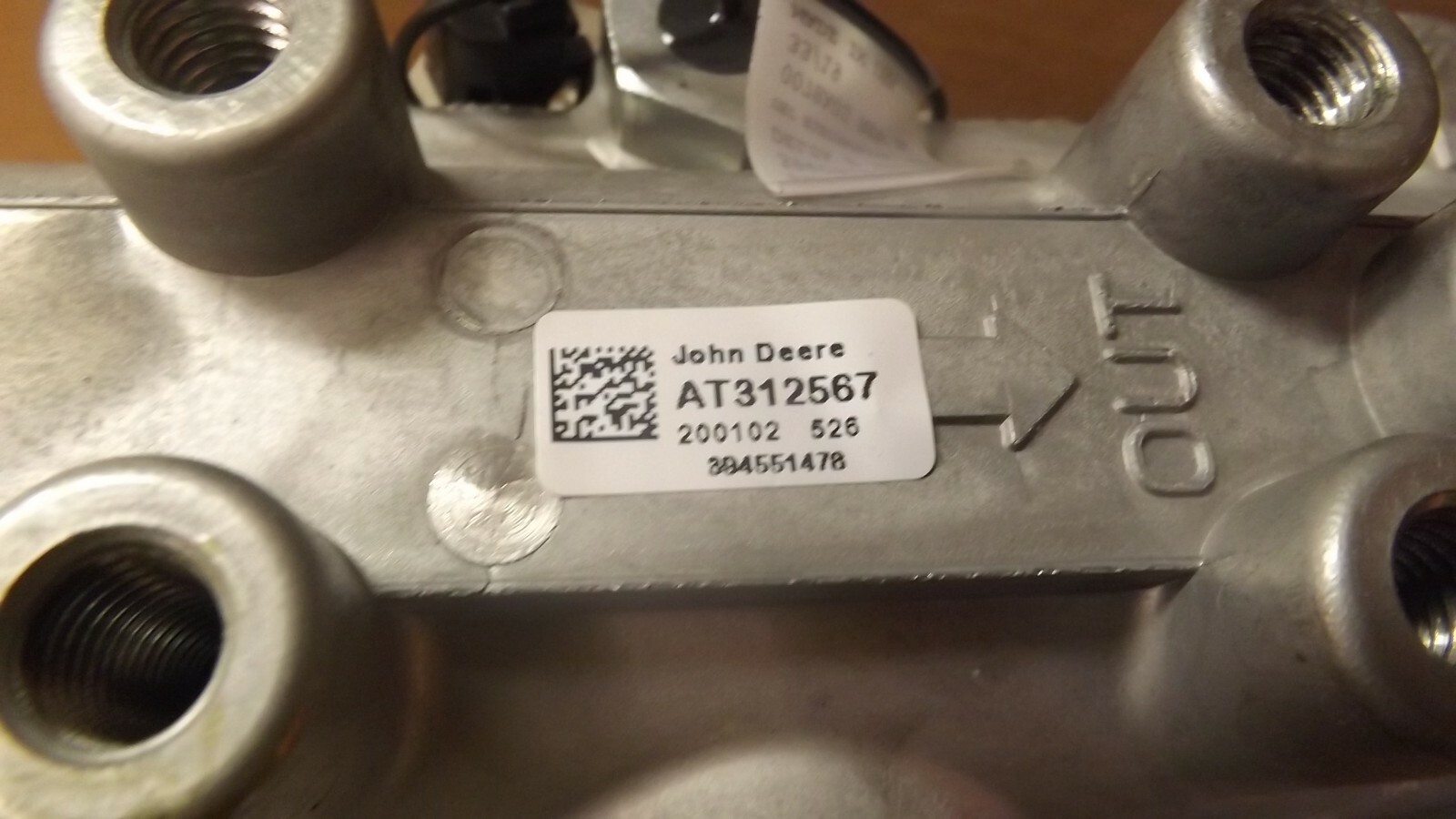 OEM John Deere 310 410 Hydraulic Filter Head AT312567 Filter AT308274 ...