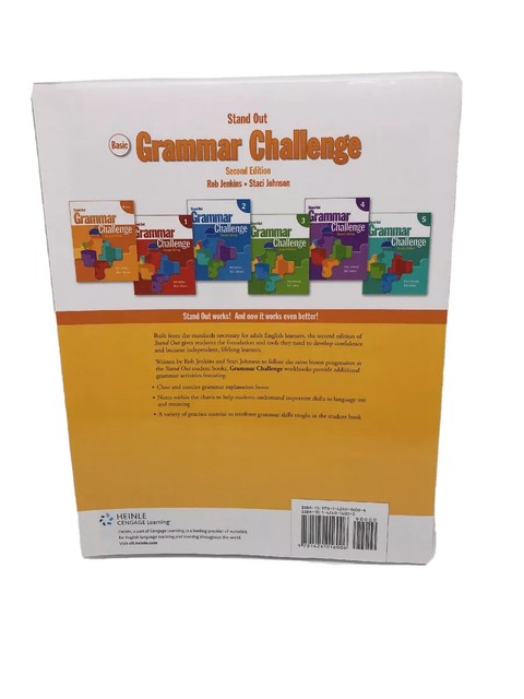 Stand Out Basic: Grammar Challenge Workbook by Staci Johnson and Rob ...