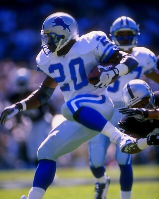 8x10 Photo BARRY SANDERS Detroit Lions HOF Heisman Oklahoma St. Pro ...