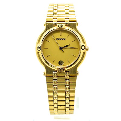 Gucci Watch 9200M 30mm Men's Gold 1379392 | eBay