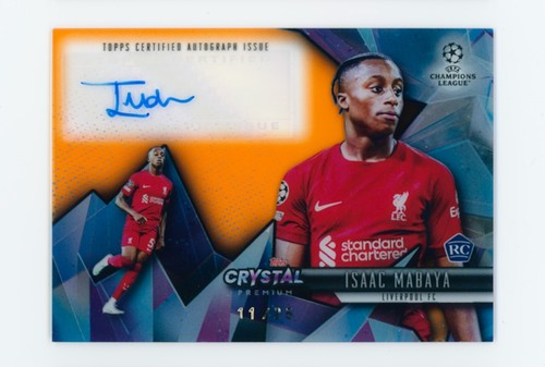 2022-23 Isaac Mabaya Topps Crystal Orange Liverpool FC Autographed ...