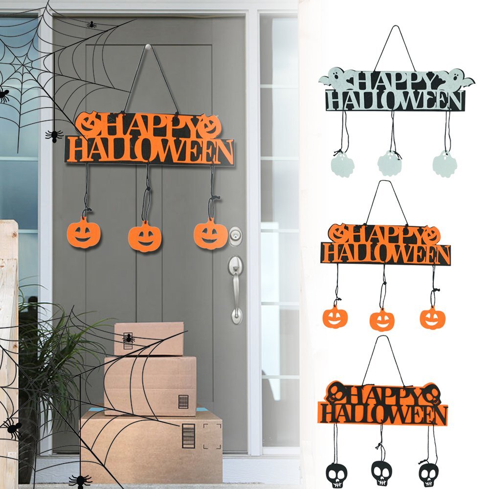 Halloween Pumpkin Skeleton ghost Hanging Decoration Home Decor PB ...