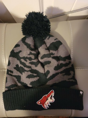 47 Brand Knit Beanie -CAMO Arizona Coyotes OHT | eBay