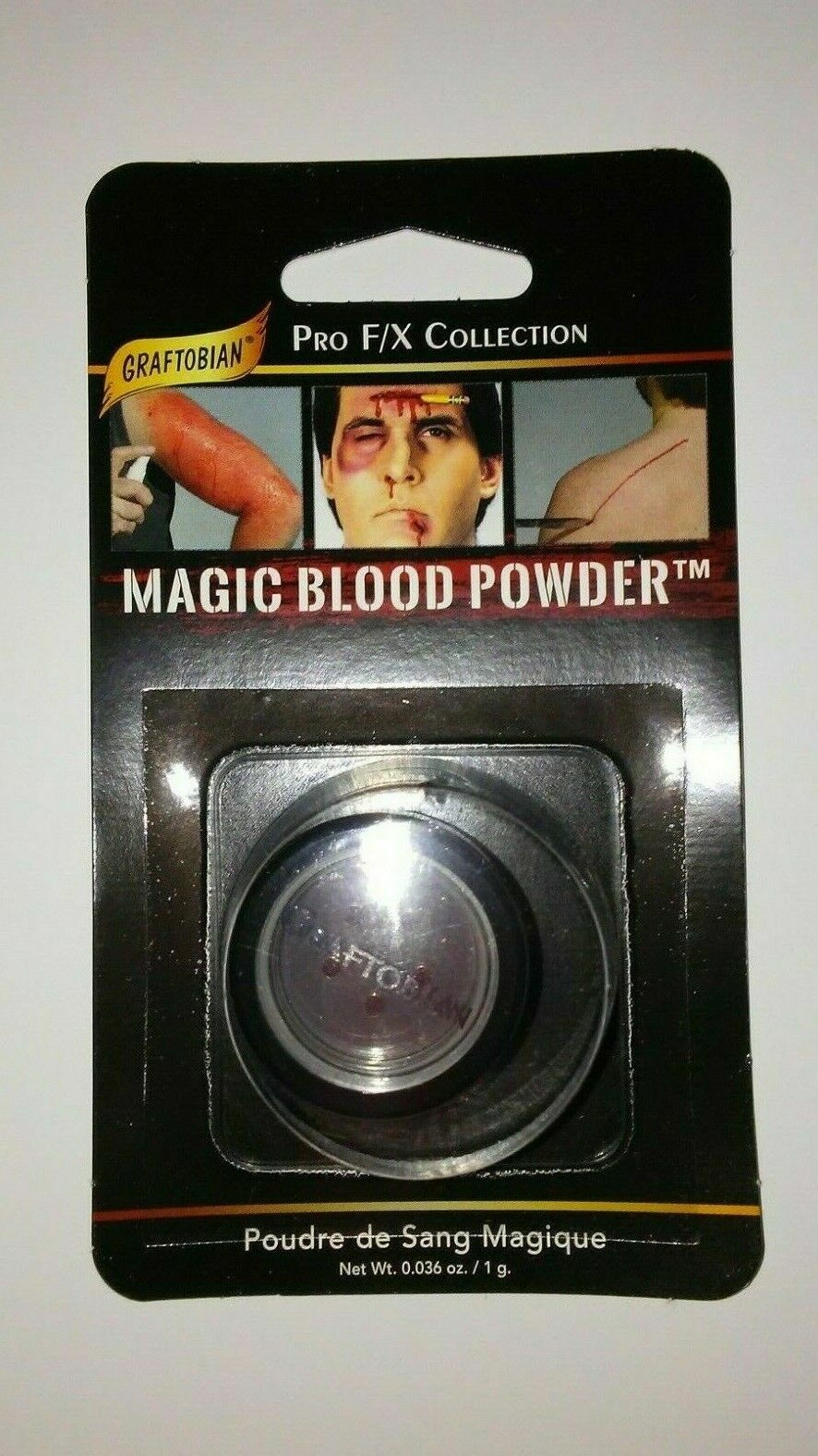 Graftobian Magic Blood Powder Mini _Pro F/X _Halloween,Stage,Theatrical ...