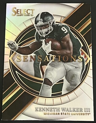 2022 Panini Select Draft SENSATIONS #SEKW KENNETH WALKER III RC Seattle ...