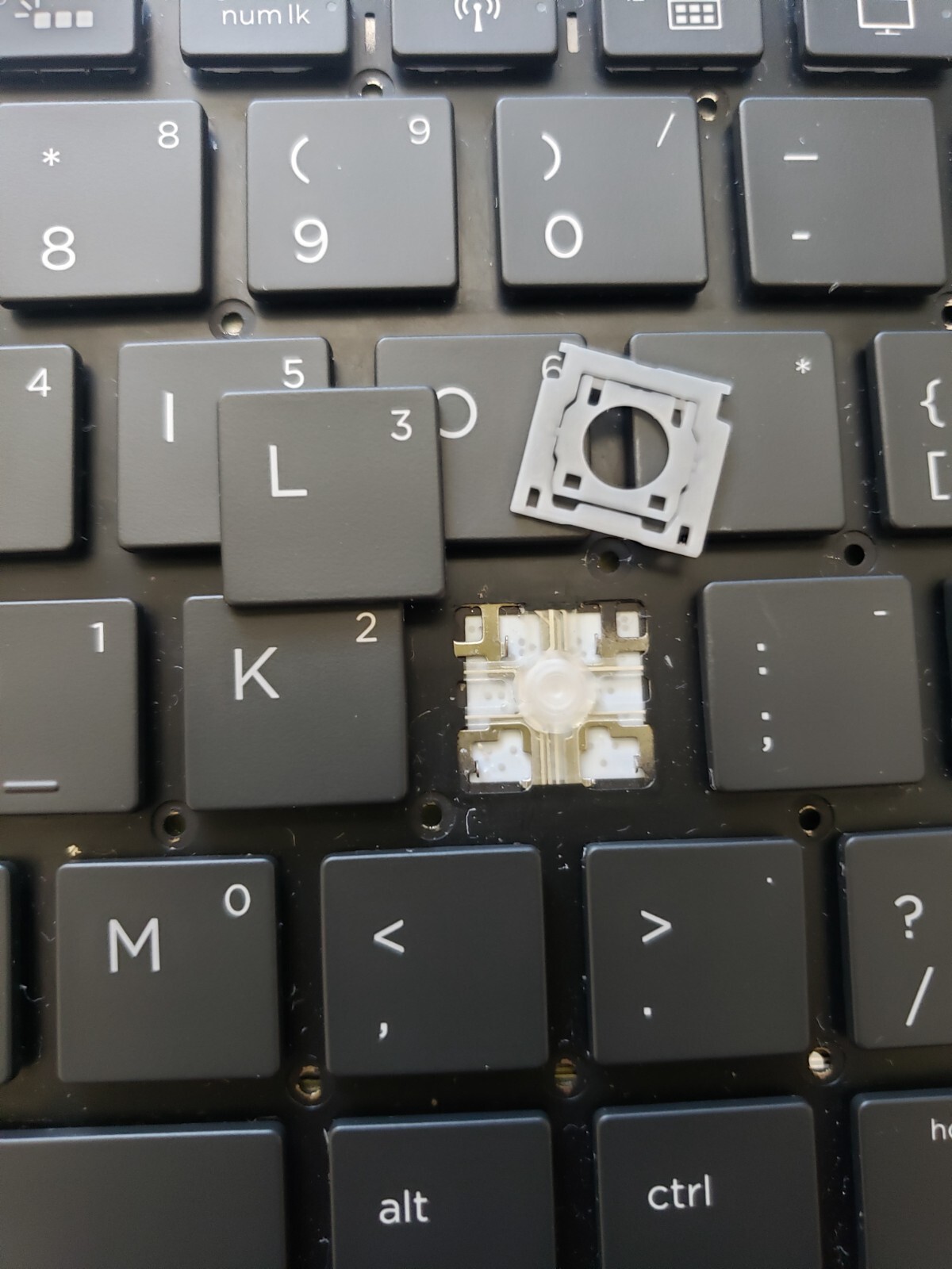 Single Key Replacement, HP Elitebook x360 1030 G3 G4, Key Cap + Hinge ...