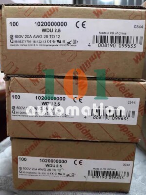 Qty:300 New For Weidmuller WDU2.5 ( 1020000000 ) Rail type terminal ...
