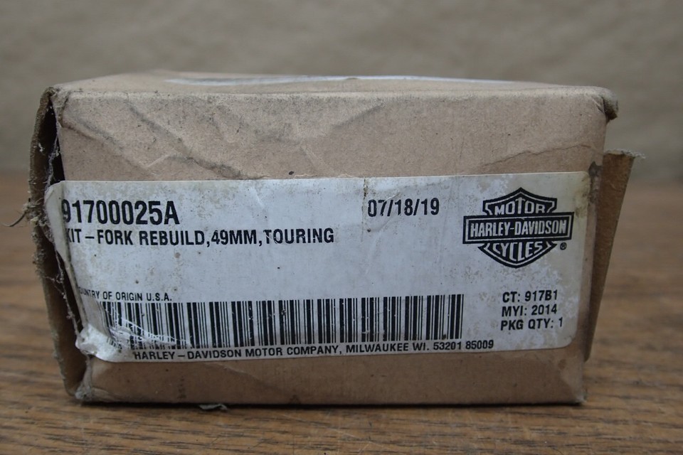 HARLEY DAVIDSON TOURING FORK REBUILD KIT 49MM 91700025A NEW / OLD STOCK ...