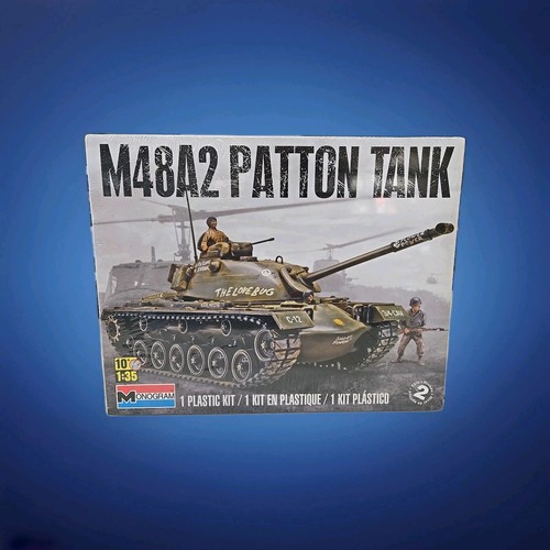 Monogram Revell 1:35 M48A2 Patton Tank Plastic Model Kit 85-7853 2011 ...