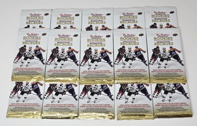 2025 UD TIM HORTONS RETROSPECTIVE ROOKIES 15 PACKS HOCKEY CARDS CROSBY ...