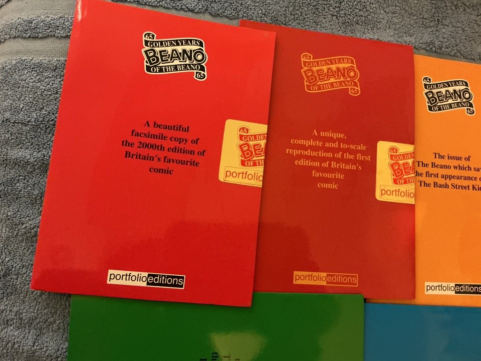 Golden Years of The Beano Portfolio Editions Reproduction Set of 6 ...