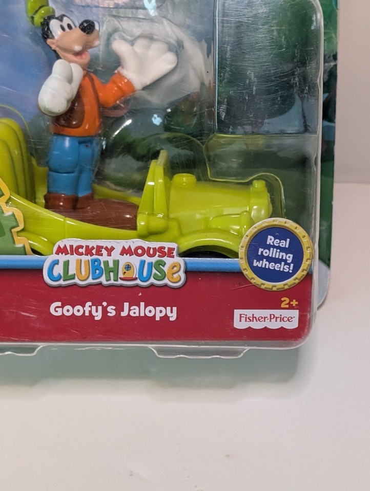 Fisher-Price Goofy's Jalopy and Figure Set - Disney's Mickey Mouse ...