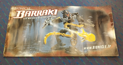 LEGO Bionicle Barraki Poster HUGE 1 Meter Merchandise Store Display ...