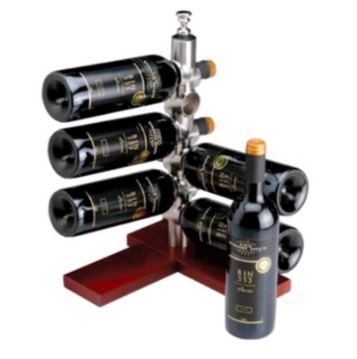Wine Rack 红酒架 意大利设计师 台湾制造 Vertical stainless steel Die-cast tube type ...