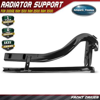 Front LH Radiator Support Side Rail Bracket for Dodge Ram 1500 Ram 2500 ...