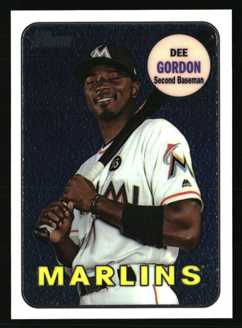 Dee Gordon 2018 Topps Heritage #209 Reverse Stock Price Guide - Sports ...