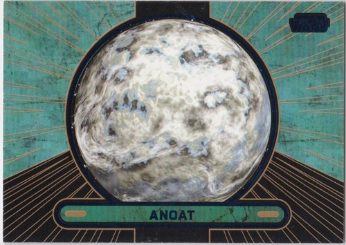 STAR WARS GALACTIC FILES SERIES 2 BLUE PARALLEL #694 PLANET ANOAT 310/ ...