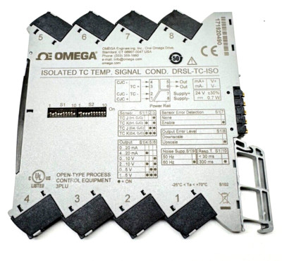 OMEGA Thermocouple Signal Converter DRSL-TC-ISO | eBay