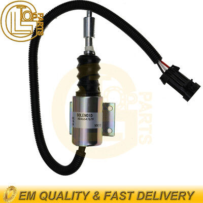 12V Fuel Injection Solenoid 1813868C1 for Navistar International DT360 ...
