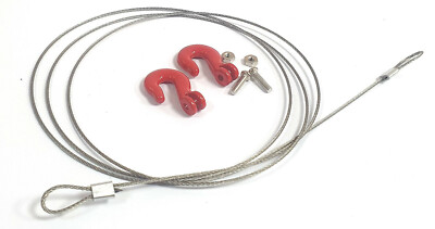 1/10 Scale RC Rock Crawler Monster Truck Tow Toe Drag Hook with Silver ...