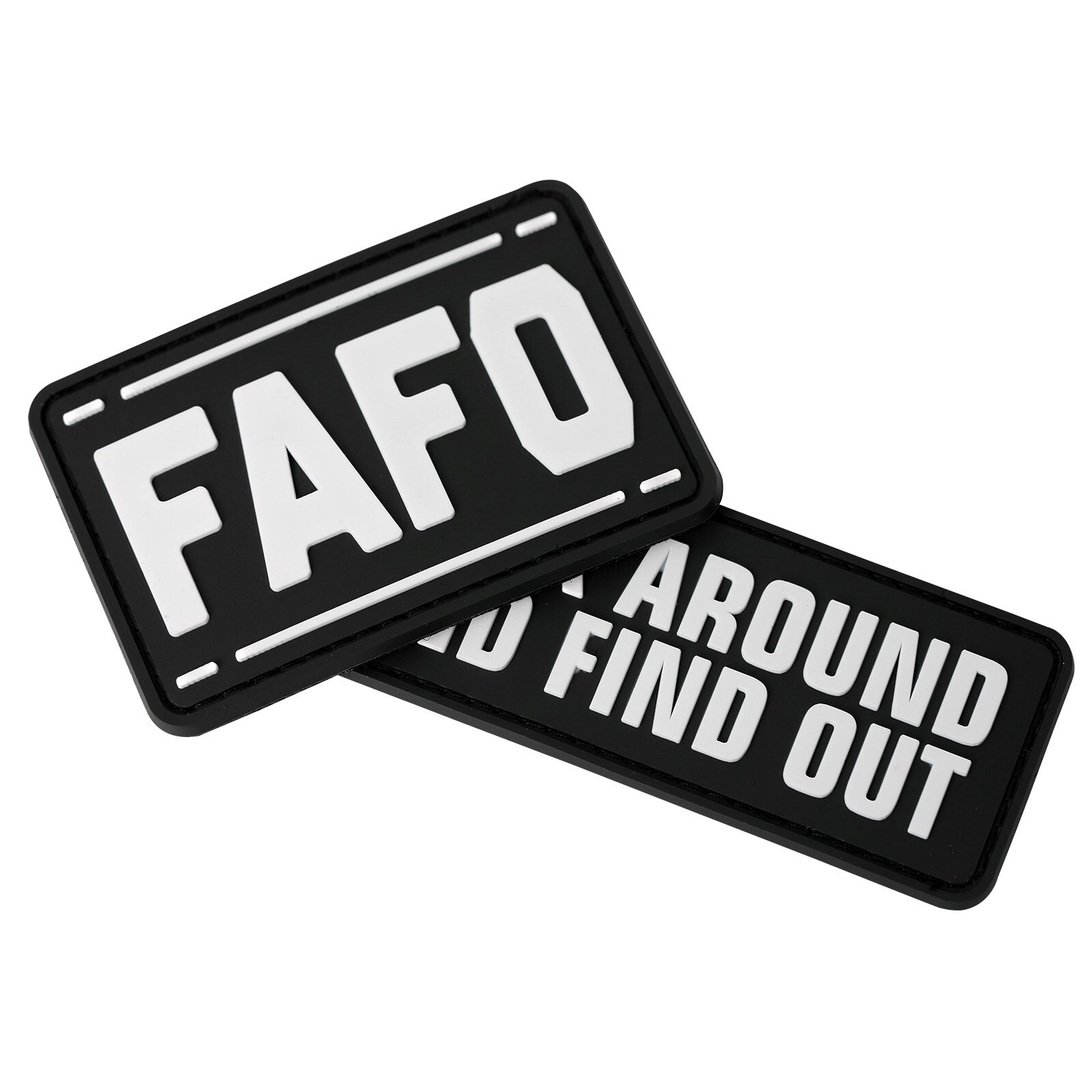 FAFO PVC Patches [2-Pack] F*** Around and Find Out, Funny Tactical ...