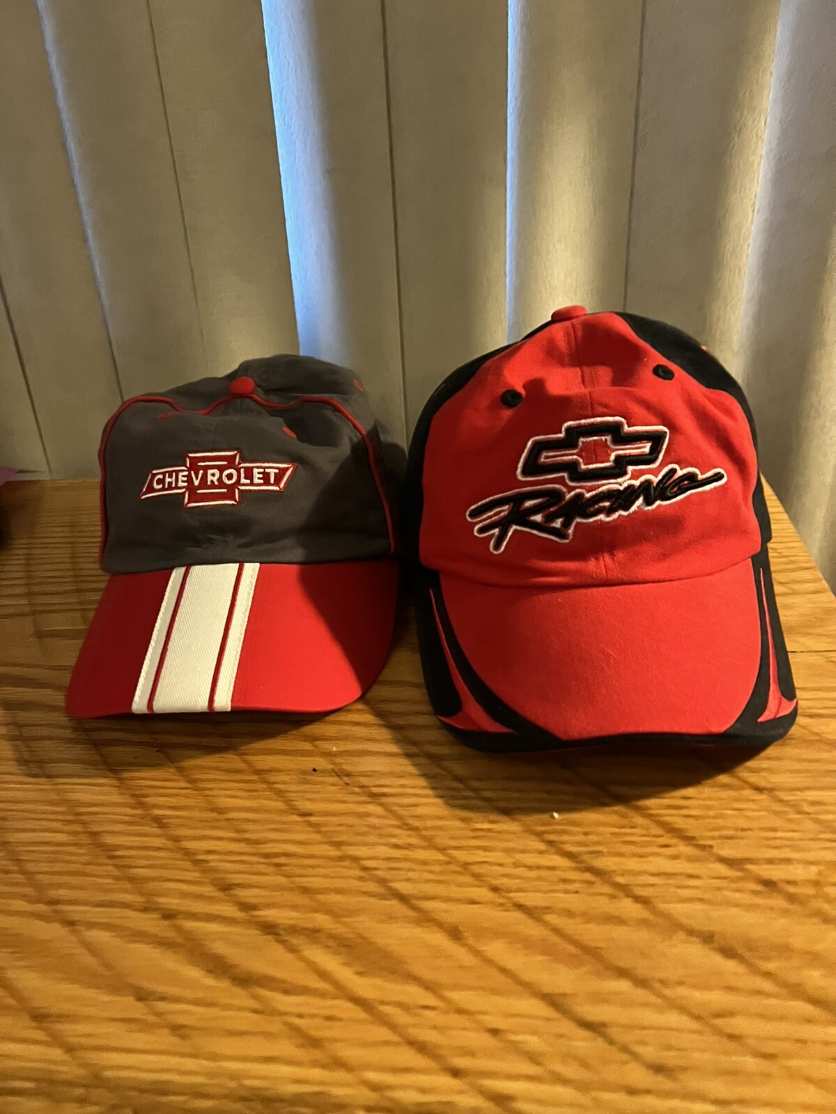 2 Vintage Chevrolet Racing Nascar Hats - Gem